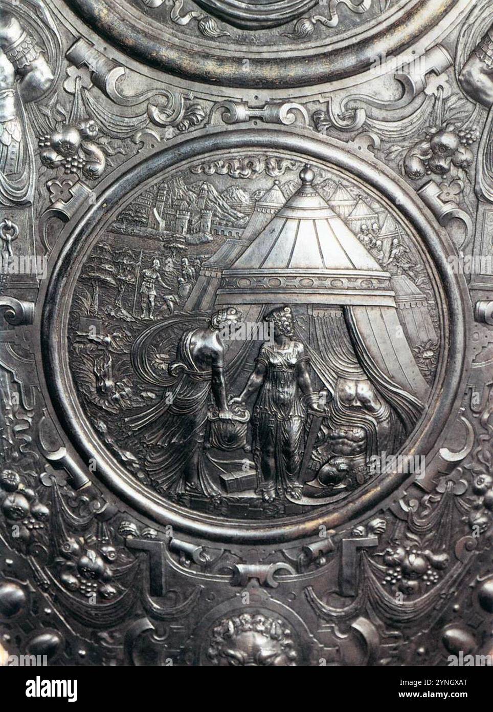 Cellini shield hi-res stock photography and images - Alamy