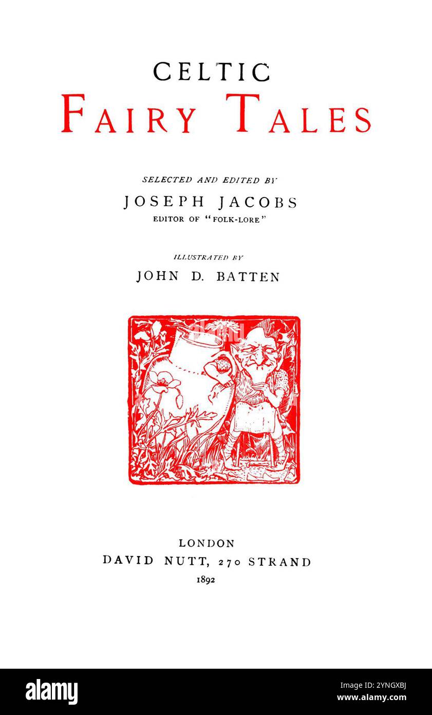 Celtic Fairy Tales-1892-0005 Stock Photo - Alamy