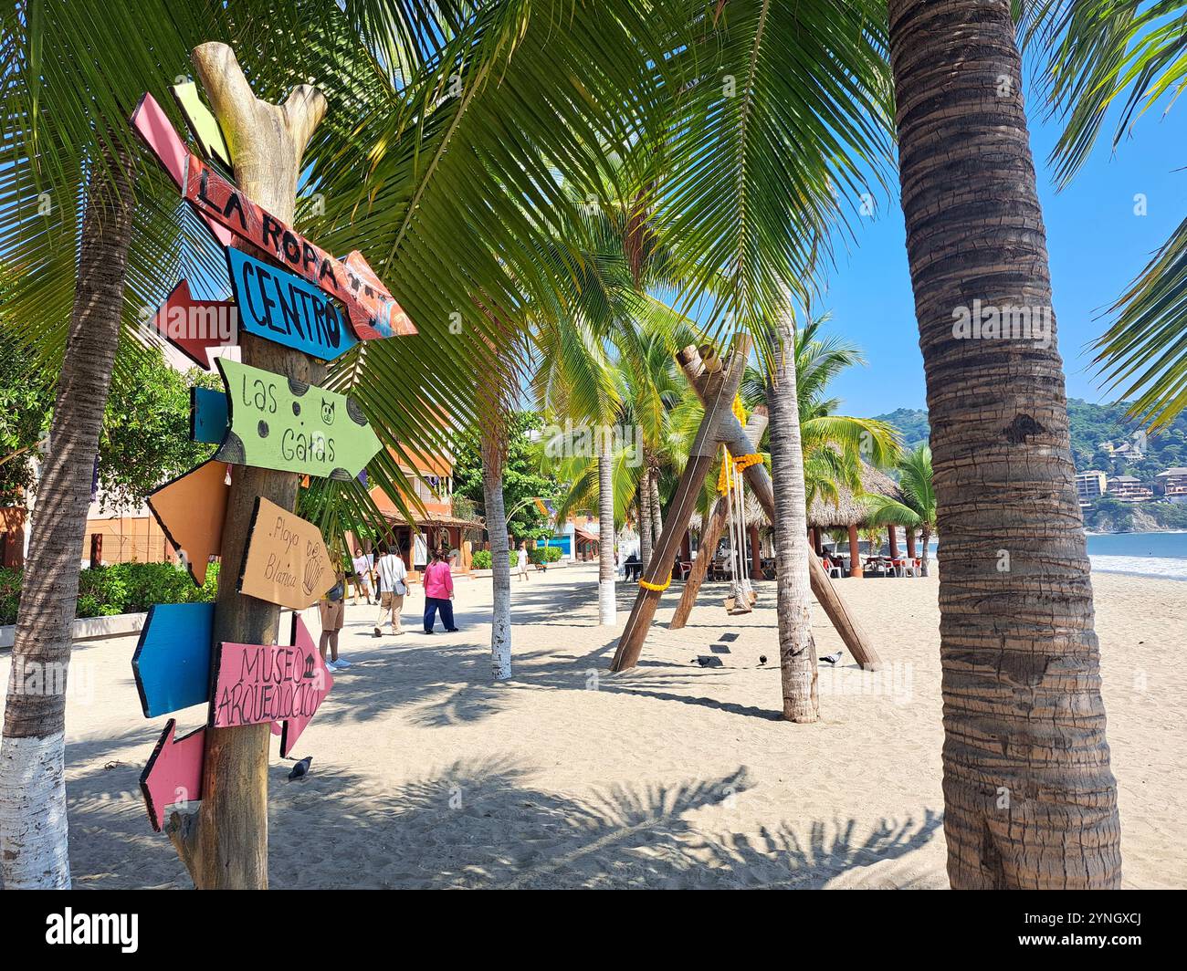 Zihuatanejo, Guerrero, Mexico - Oct 30 2023: Sculptures of the ...
