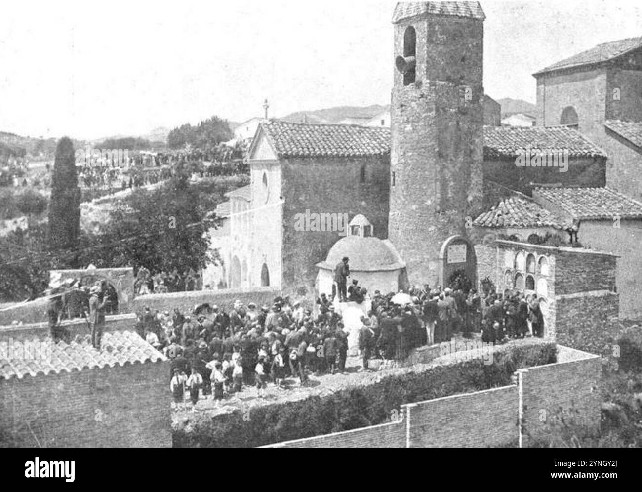 Centenari batalla del Bruc - Cementiri 1 Stock Photo - Alamy