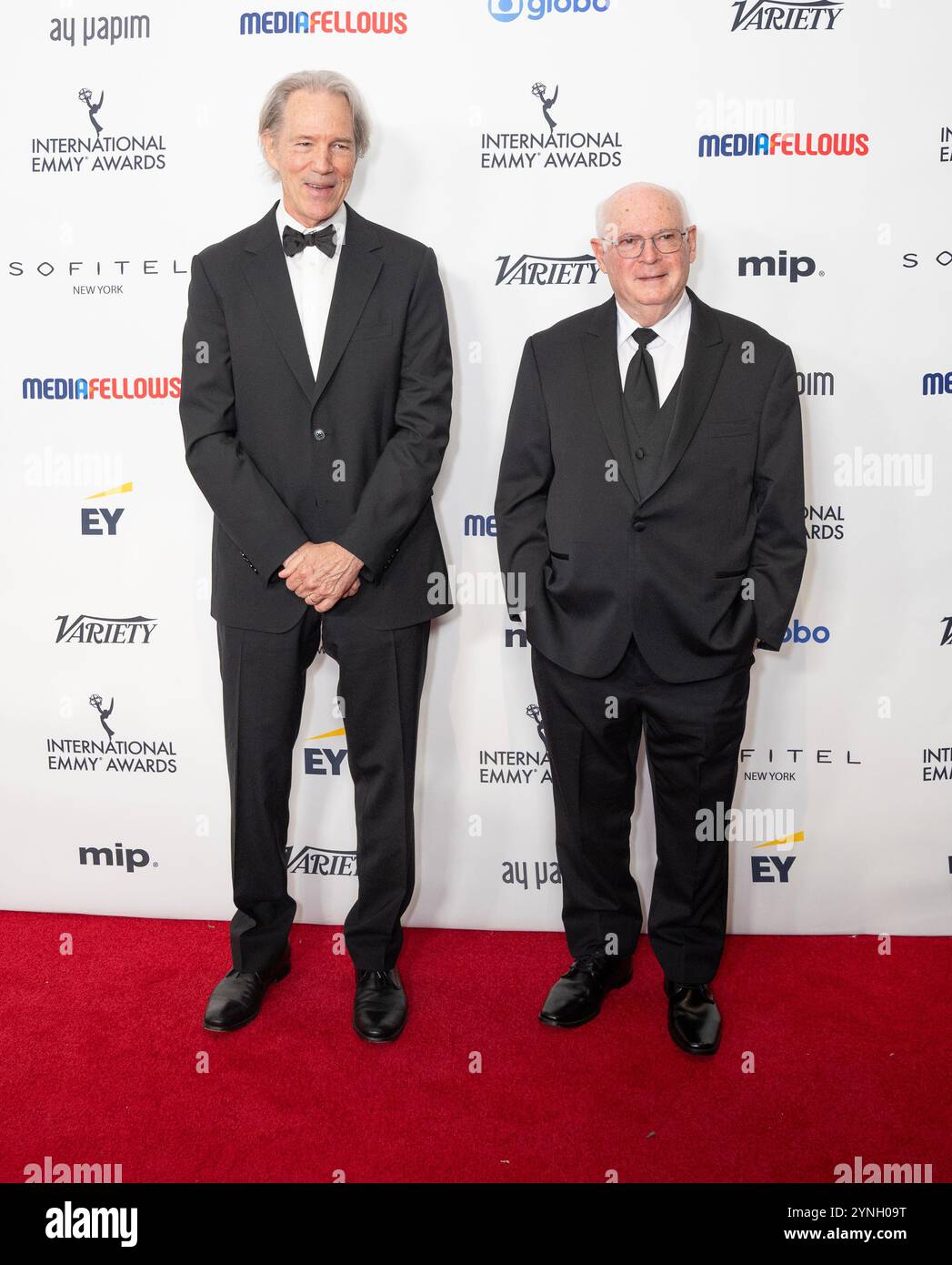 David E. Kelly and Michael Pressman attend International Emmy Awards at ...