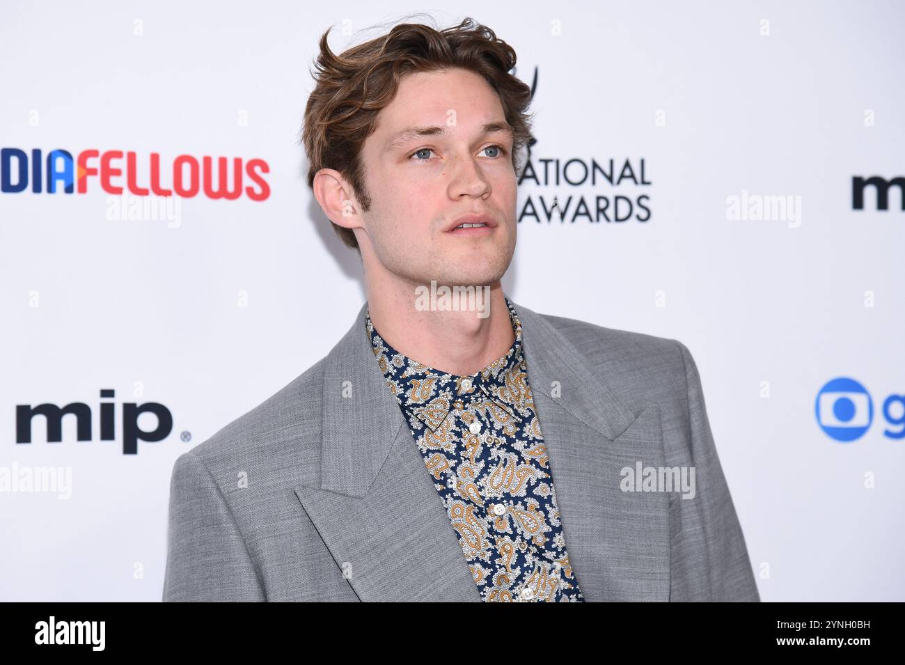 New York, USA. 25th Nov, 2024. German actor Damian Hardung attends the ...