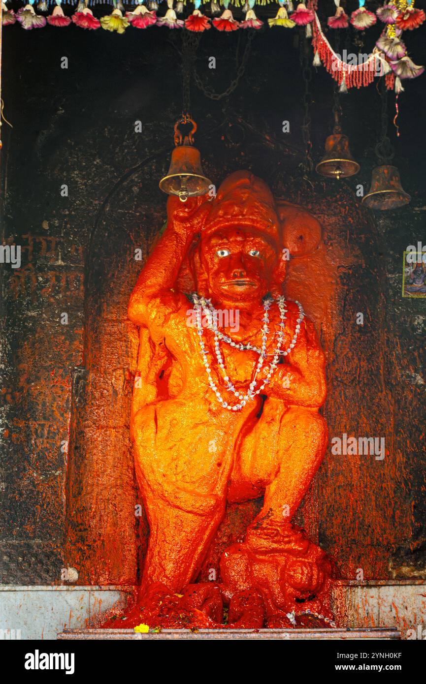 01 08 2018 Vintage Old Hanumanji Maruti Hinduism God in side Mahakali ...