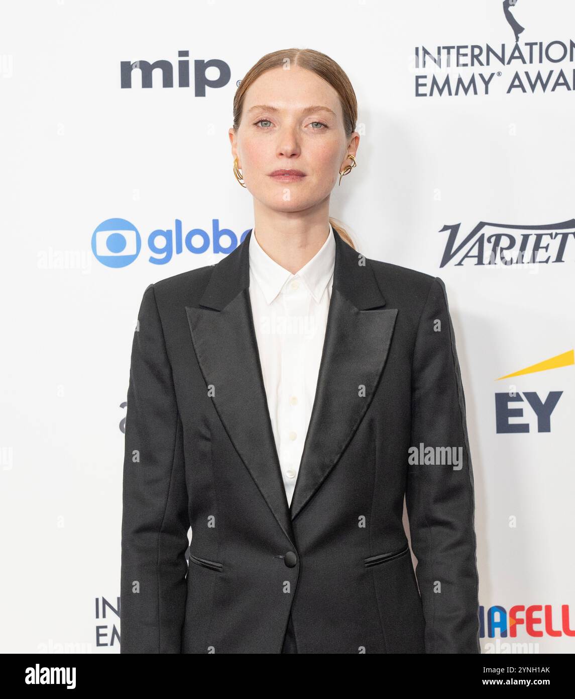 Fleur Geffrier wearing suit by Marc-Antoine Barrois attends ...