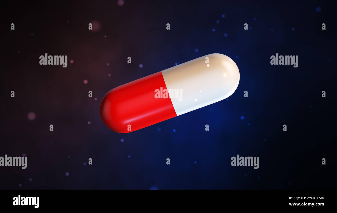 Capsule Enclosing Rotating DNA Helix Structure Stock Photo - Alamy