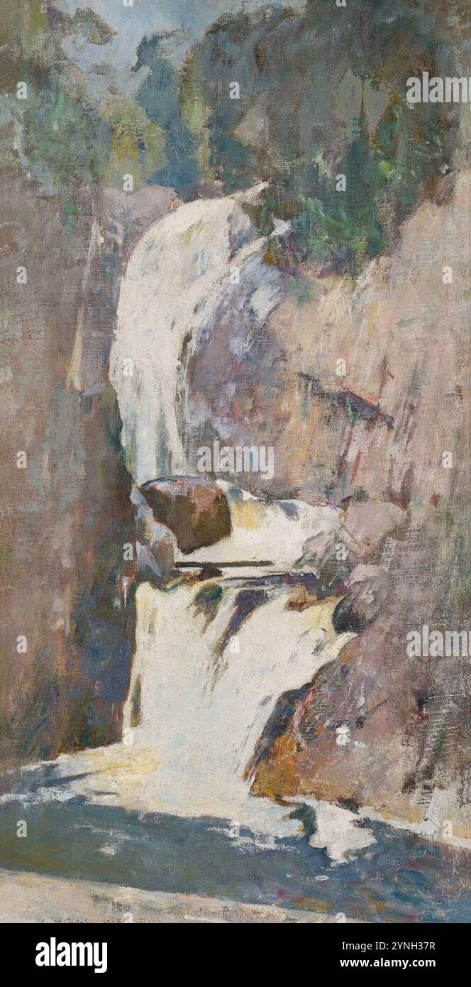 Emil Carlsen - Campbell Falls - 1928 Stock Photo - Alamy