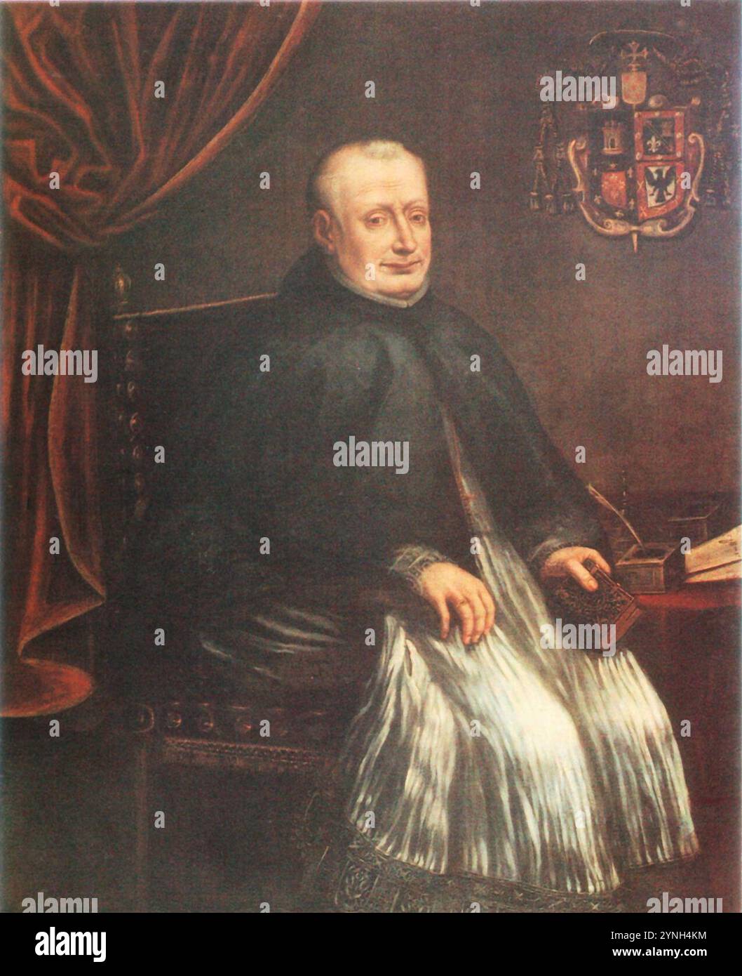 Retrato de Martín Carrillo Alderete (cropped Stock Photo - Alamy