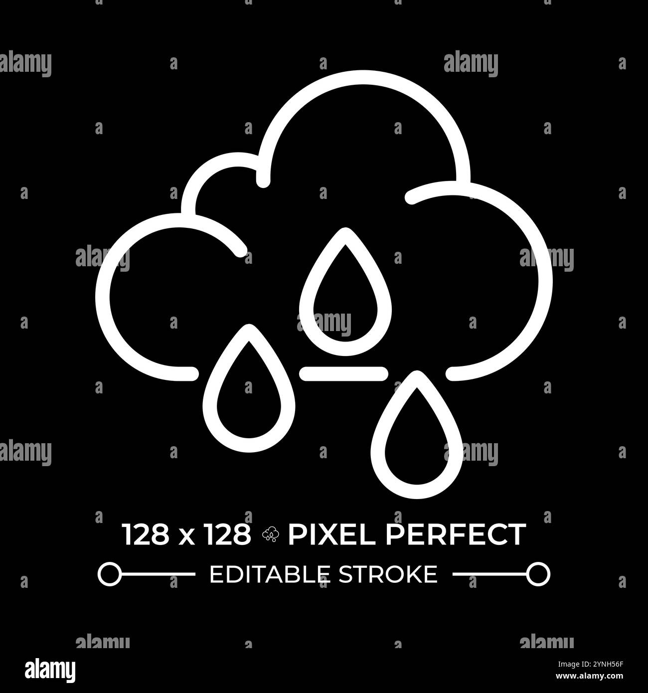 Heavy dark rain clouds Black and White Stock Photos & Images - Alamy