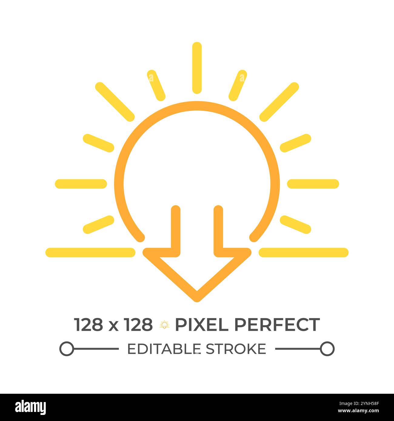 Golden hour sunset Cut Out Stock Images & Pictures - Alamy