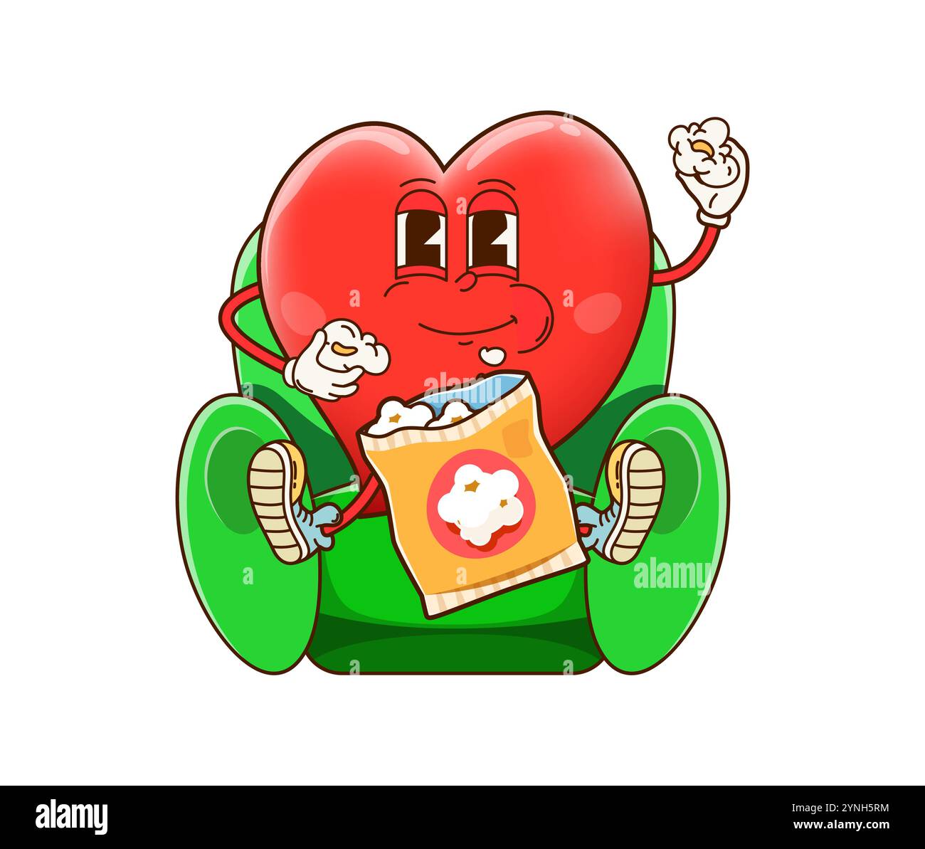 Cartoon groovy movie cinema hi-res stock photography and images - Alamy