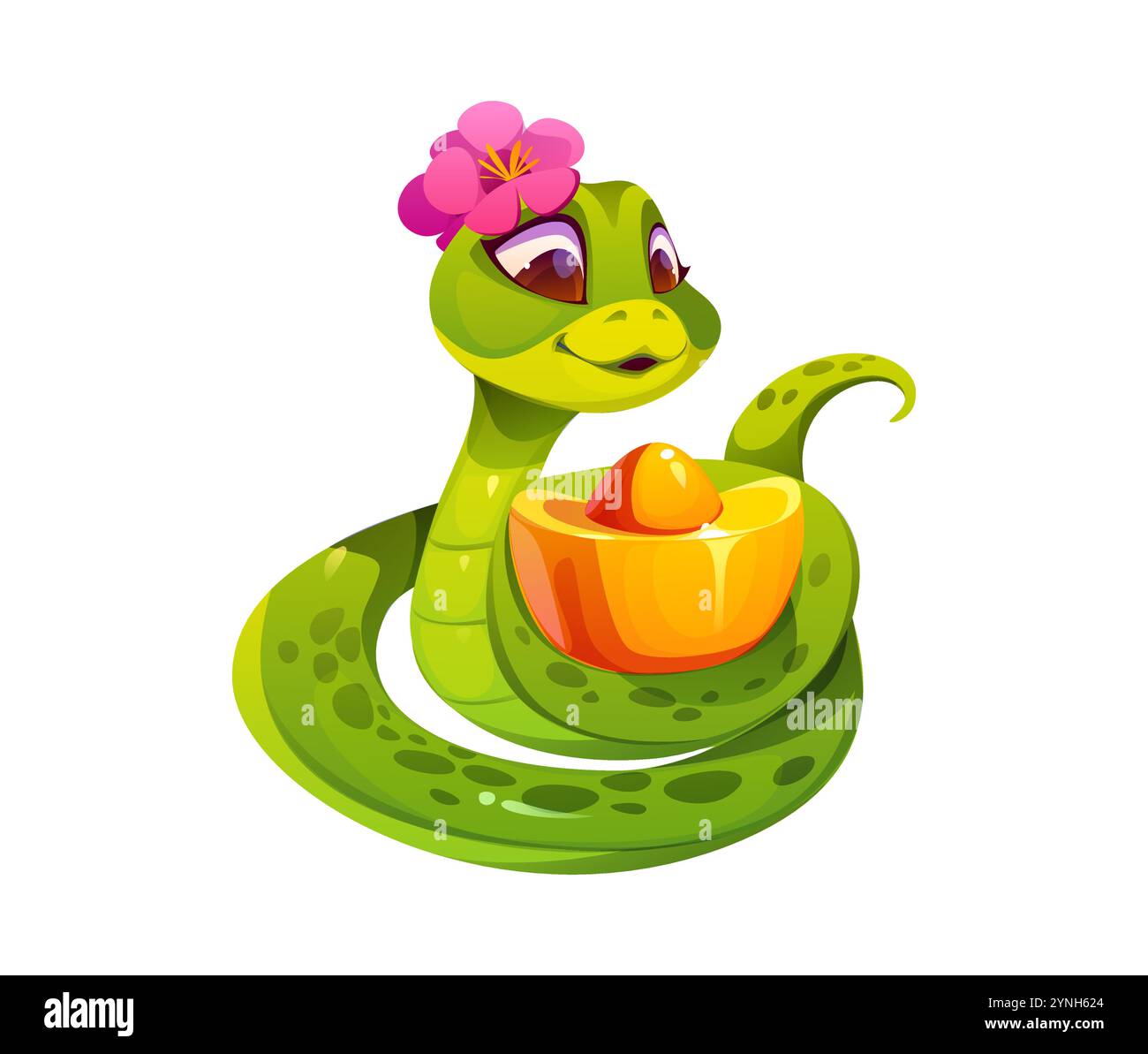 Snake wrapped around flower hi-res stock photography and images - Alamy