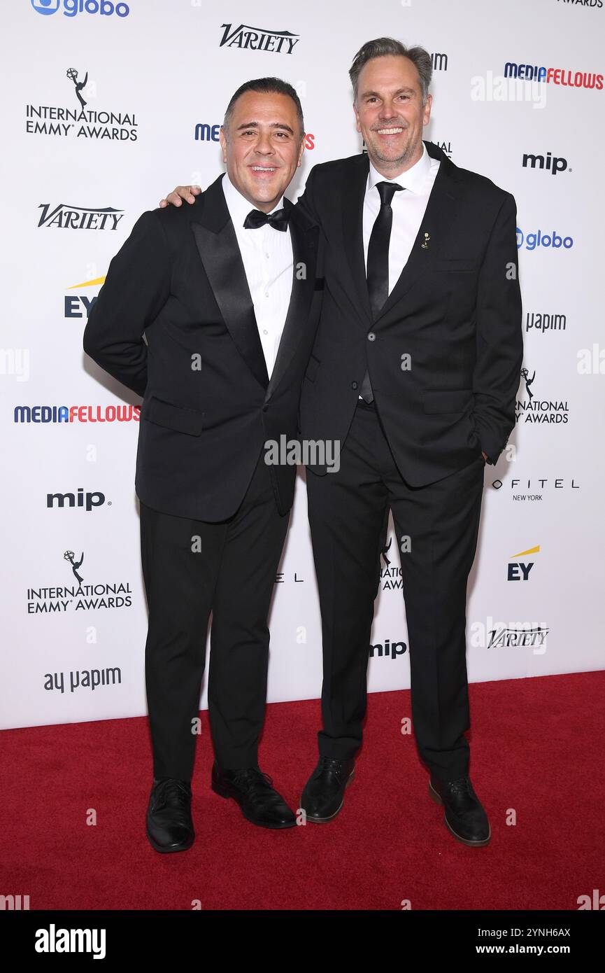 New York, USA. 25th Nov, 2024. (L-R) Eduardo Suárez Castellot and Frank ...