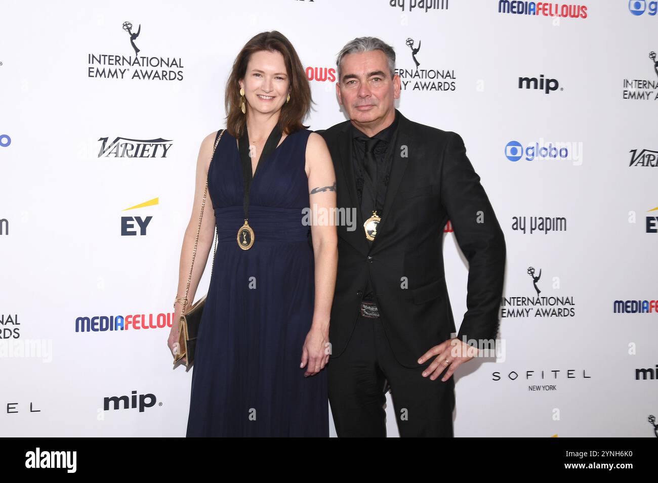 New York, USA. 25th Nov, 2024. (L-R) Martine Tromp and Mark Dik attend ...