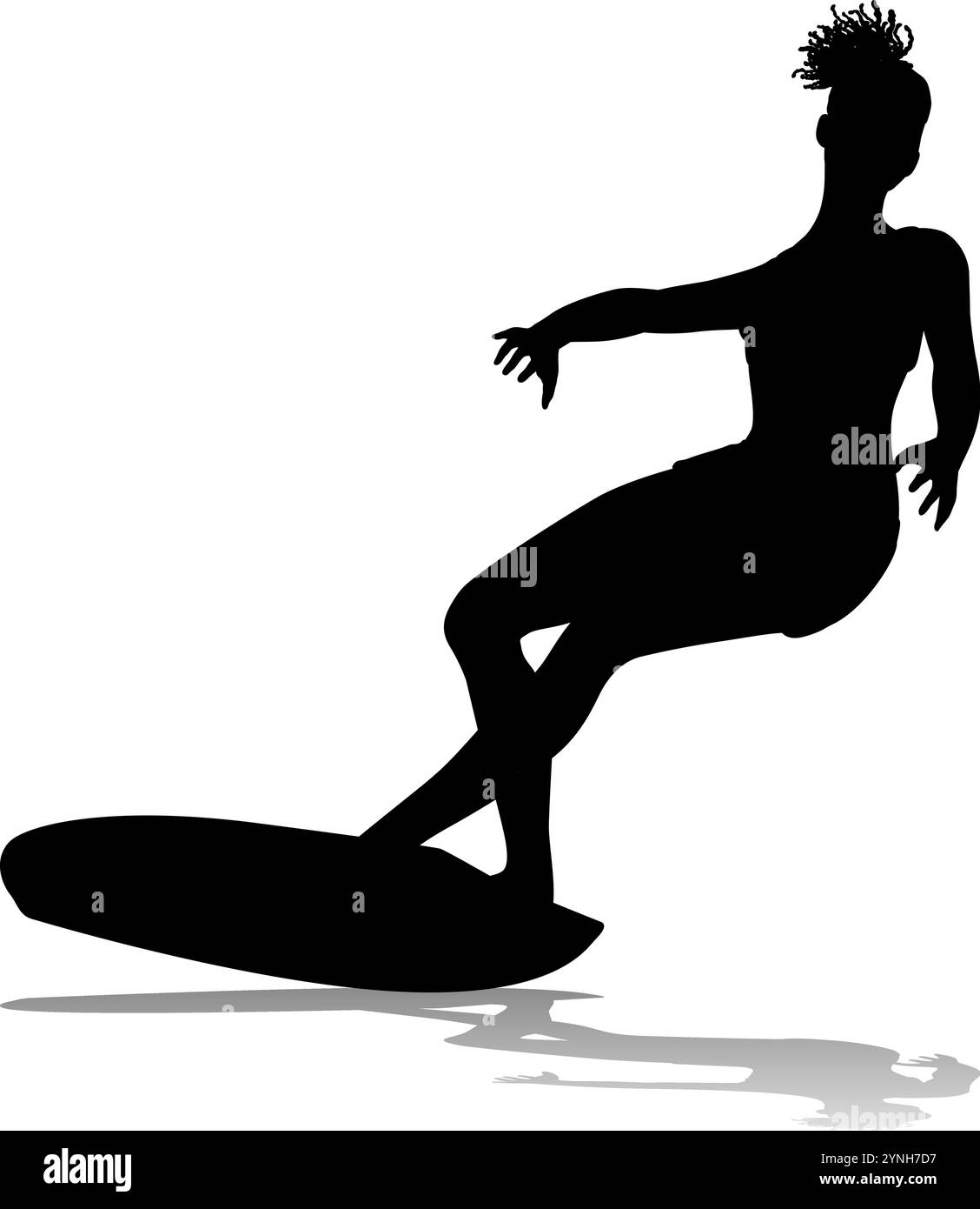 Surfer pose Stock Vector Images - Alamy