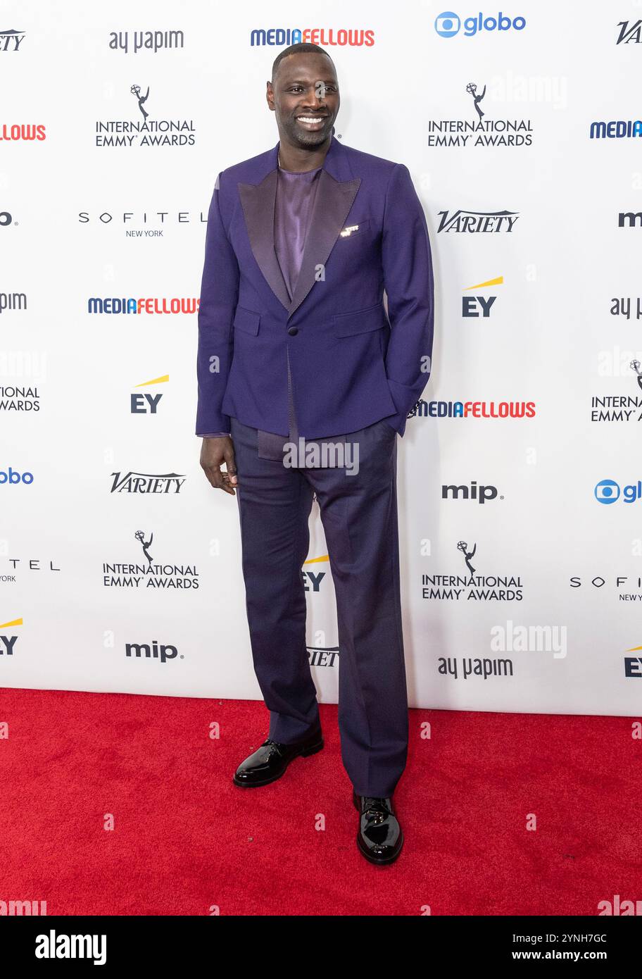 New York, USA. 25th Nov, 2024. Omar Sy attends International Emmy ...