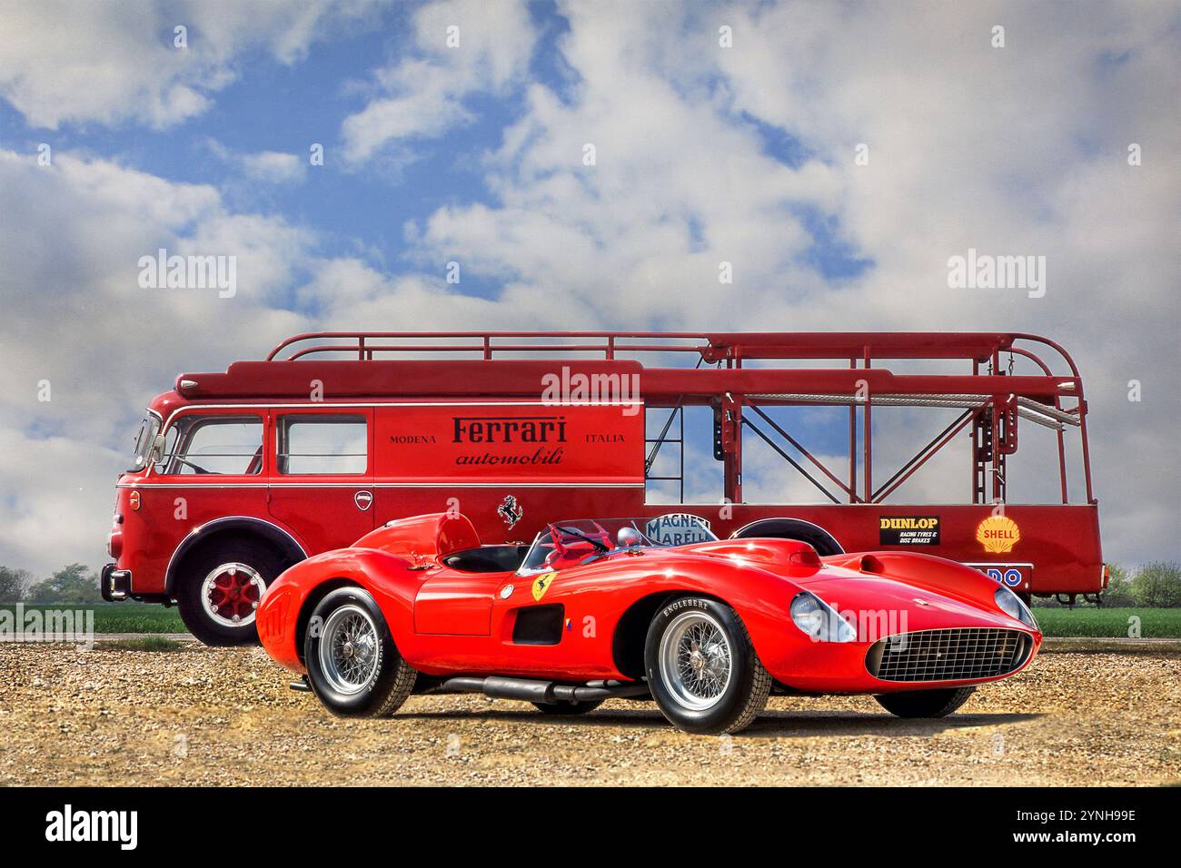 Historic racing transporter hi-res stock photography and images - Alamy