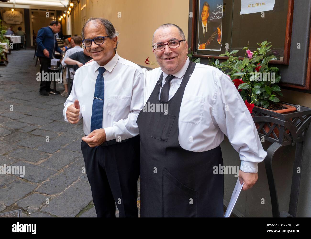 Sorrento restaurant waiter hi-res stock photography and images - Alamy