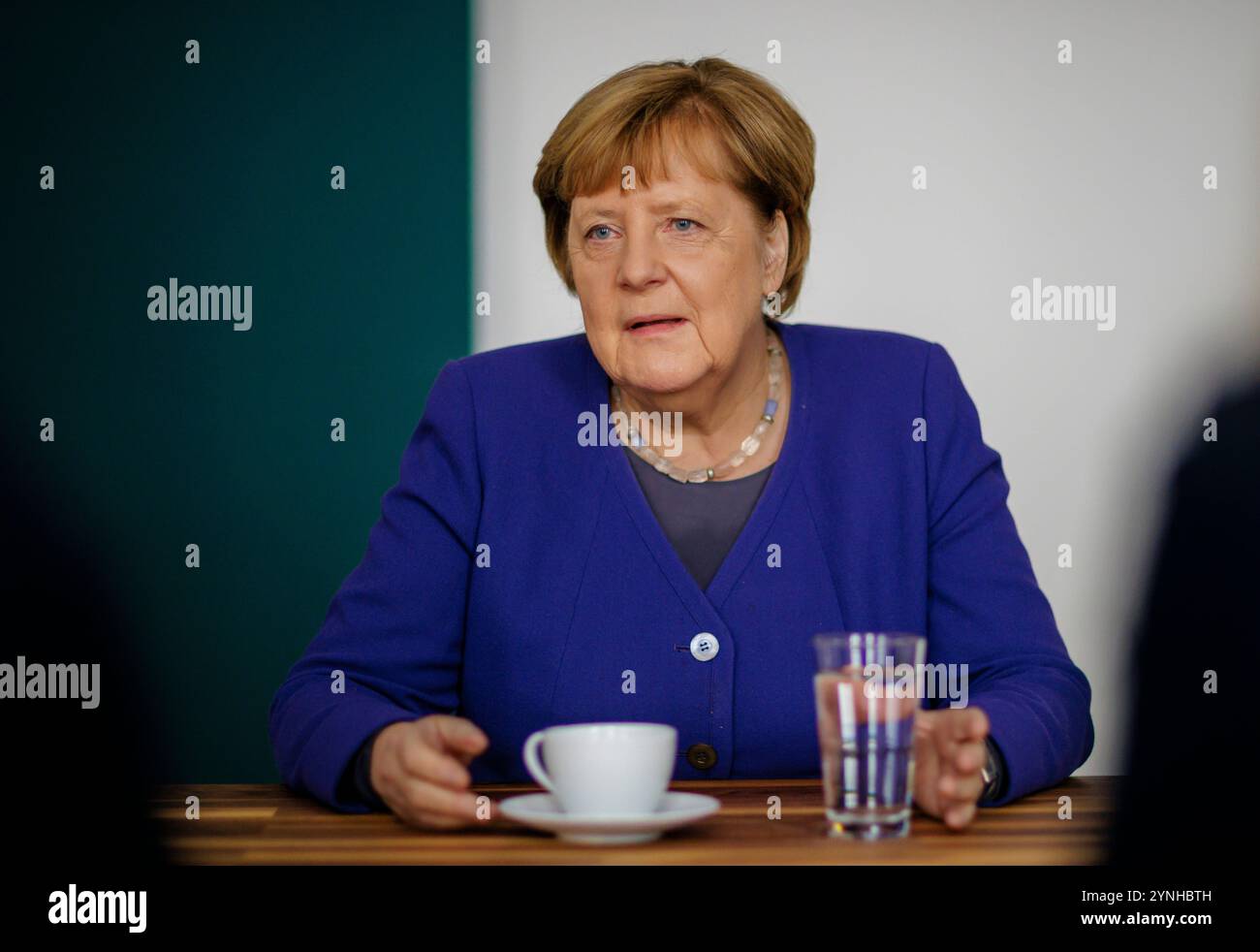 Berlin, Deutschland. 15th Nov, 2024. Angela Merkel, former Chancellor ...