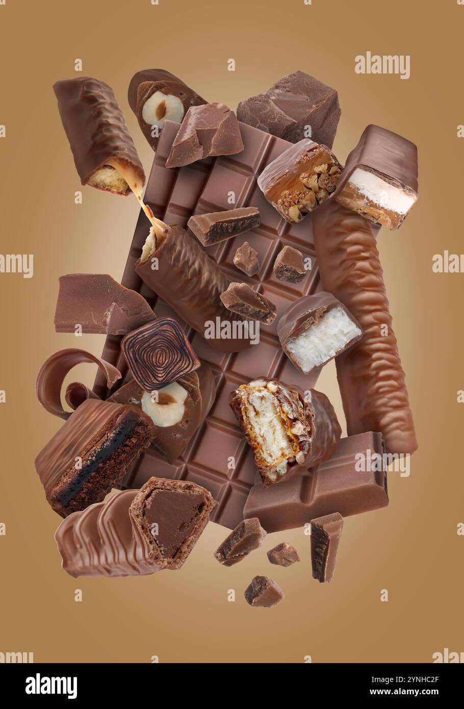 Set different sweet products hi-res stock photography and images - Alamy