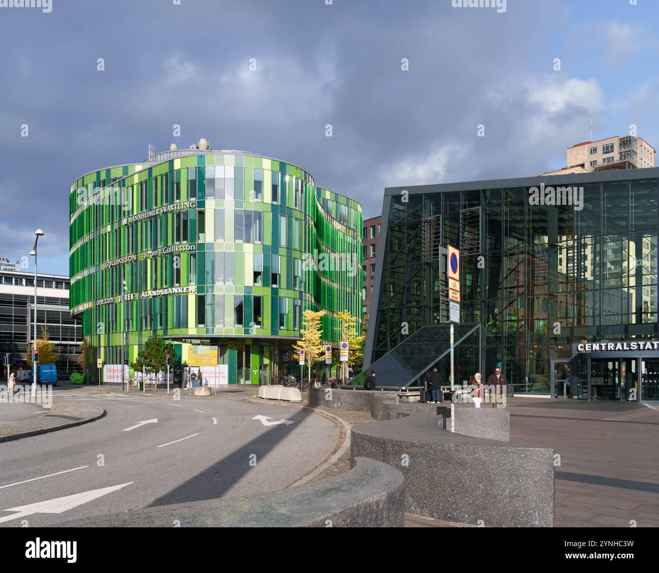 Malmö, Sweden - Glasvasen building by Kanozi Arkitekter Stock Photo - Alamy