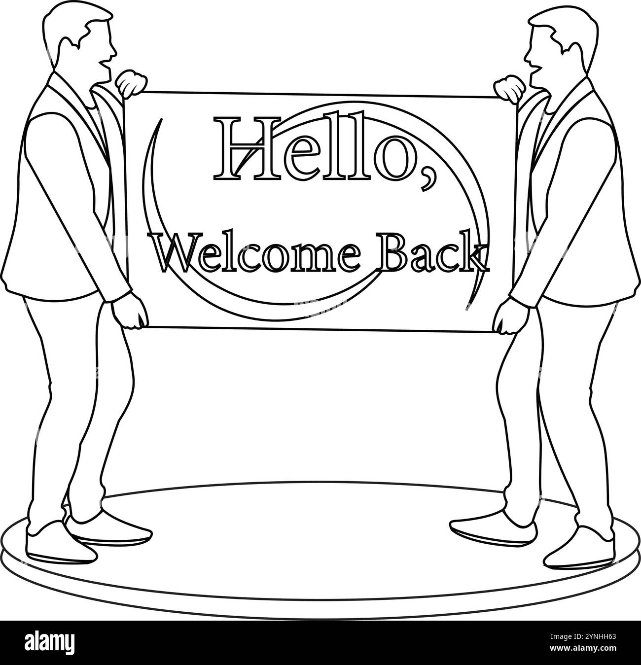 Stage advertisement Black and White Stock Photos & Images - Alamy