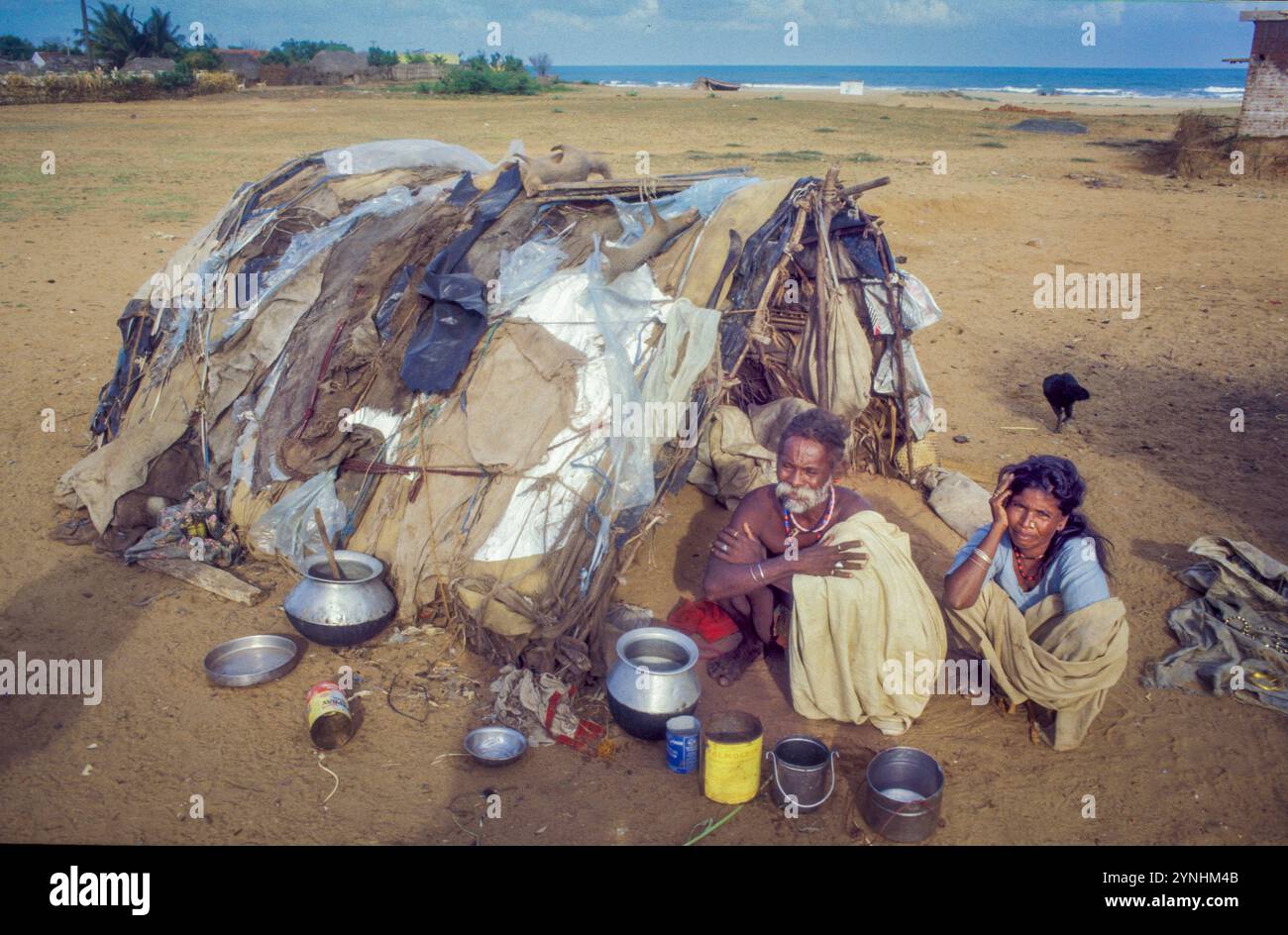 India, Madras/Chennai, couple of the lowest caste or 'untouchables' in ...