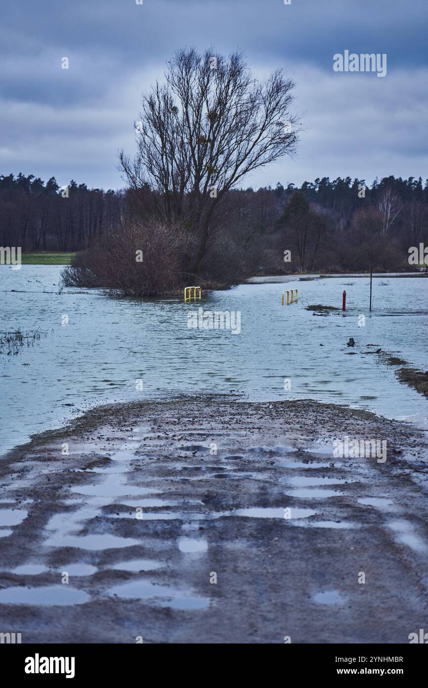 Pictures of disaster flood in polish village Stock Photo - Alamy