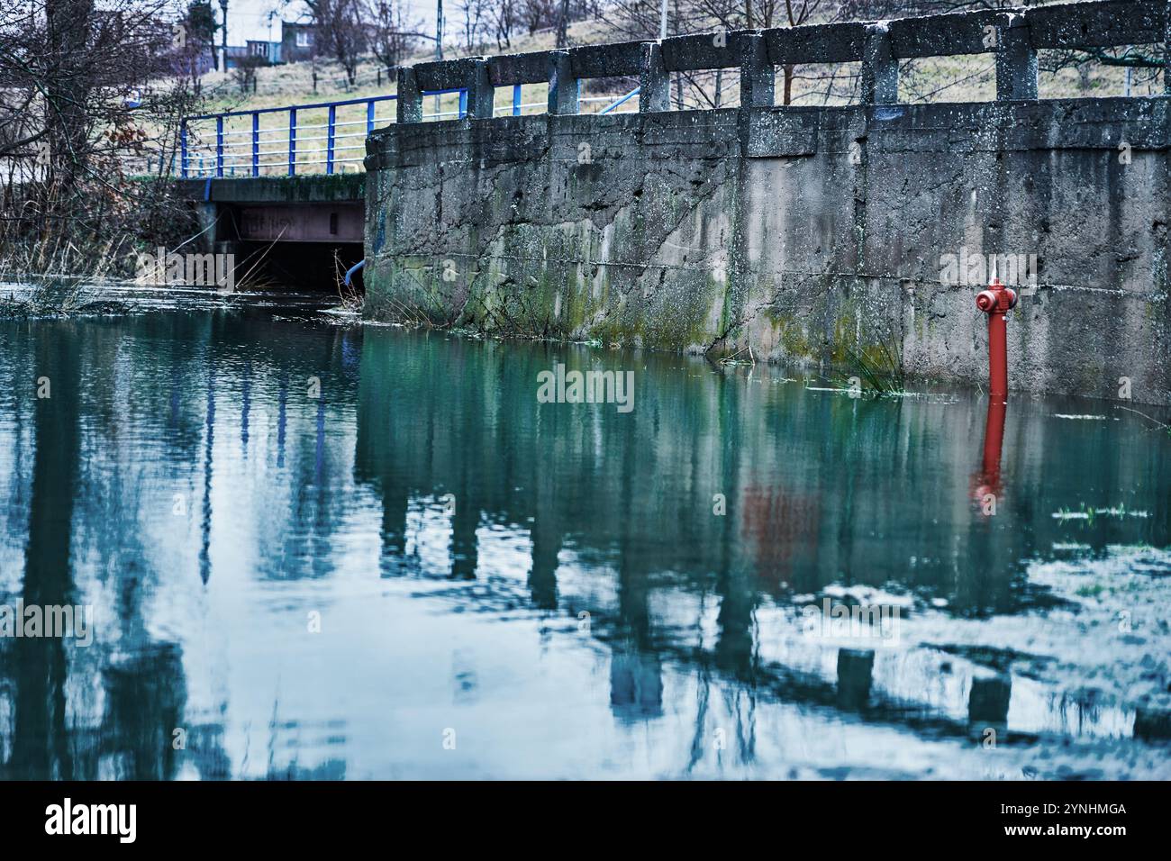 Pictures of disaster flood in polish village Stock Photo - Alamy