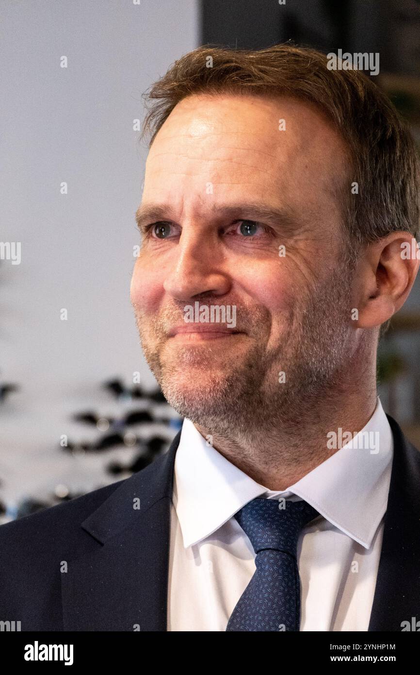 The Minister Delegate for Industry Marc Ferracci during a visit to the ...