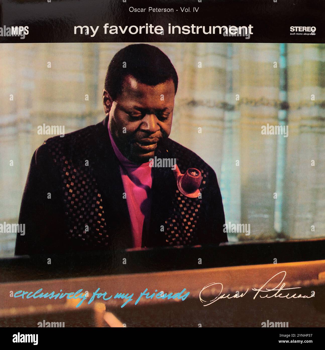 Vintage vinyl record cover. Oscar Peterson, My Favorite Instrument ...
