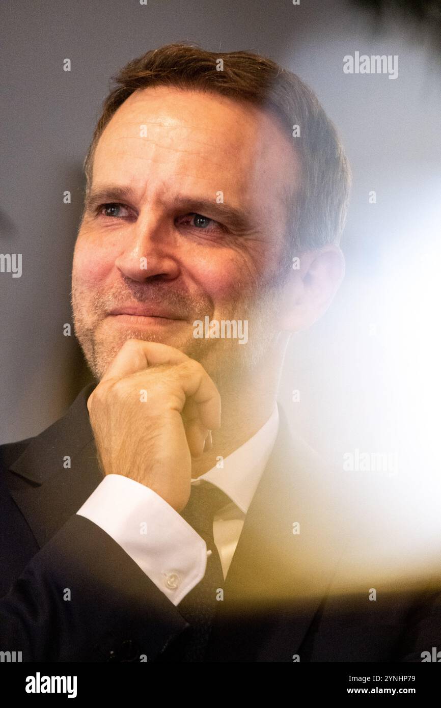 The Minister Delegate for Industry Marc Ferracci during a visit to the ...