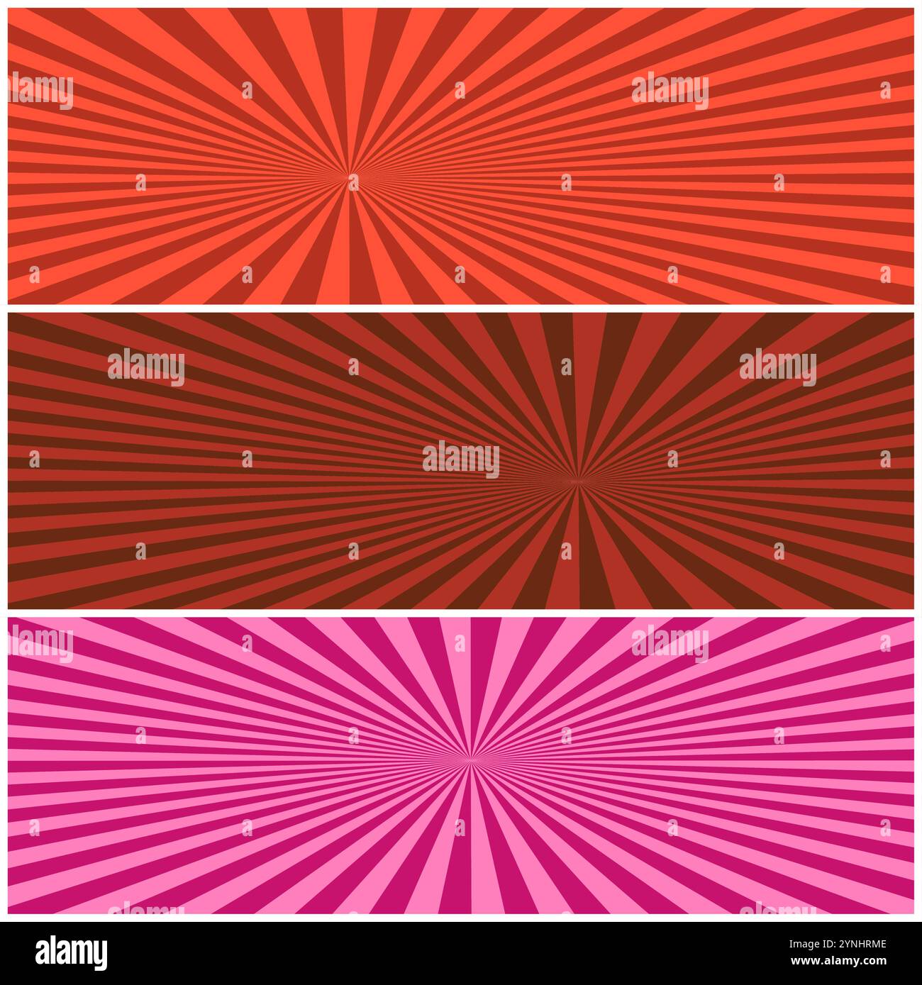 Colorful red striped horizontal comic backgrounds Stock Vector Image ...