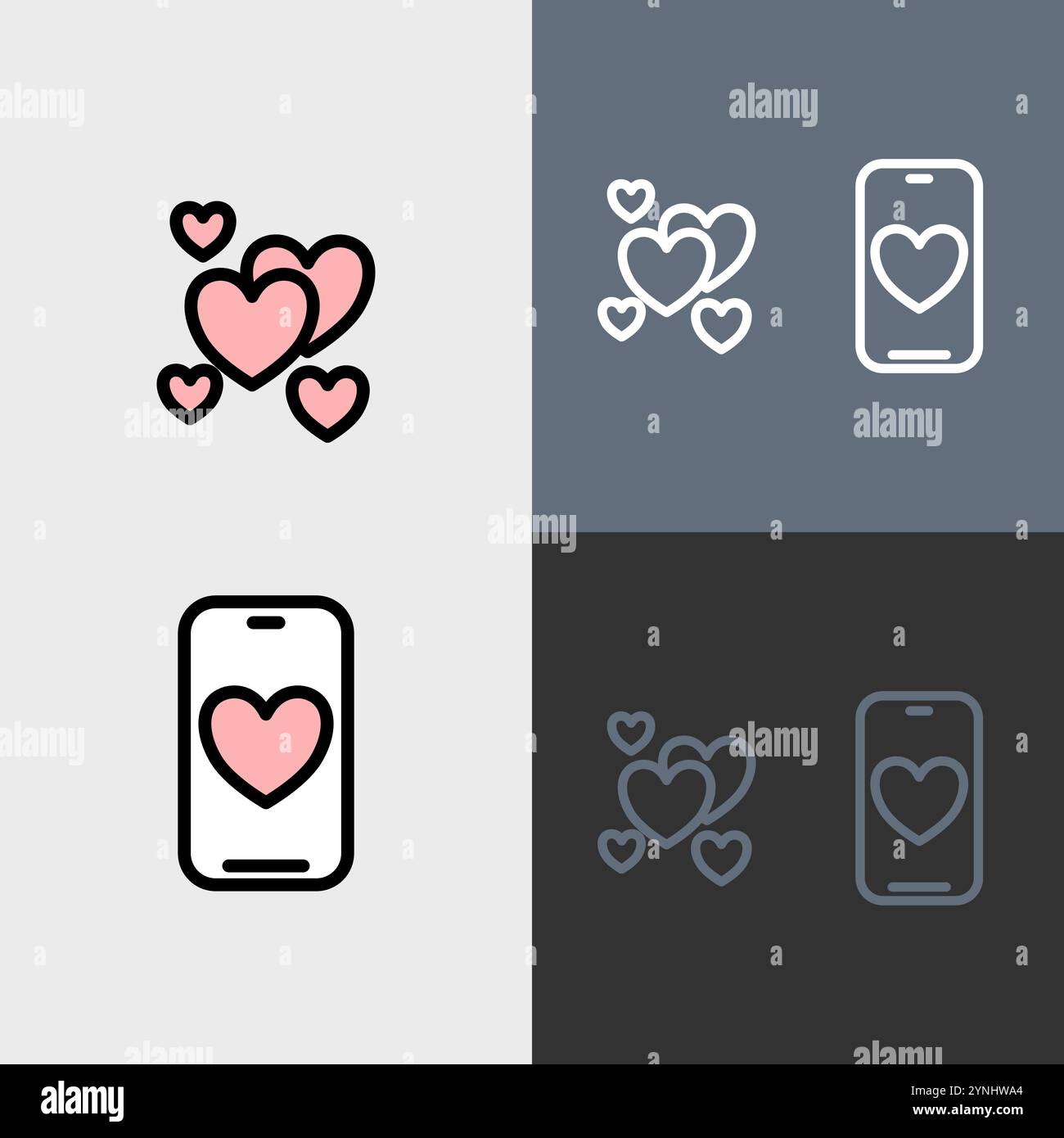 Marriage application Stock Vector Images - Alamy