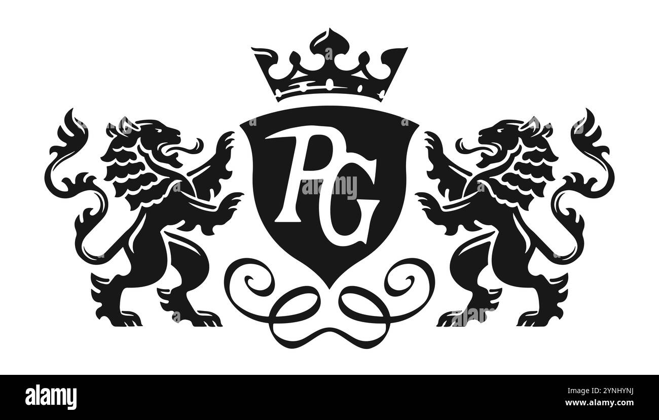 Lions rampant hi-res stock photography and images - Alamy