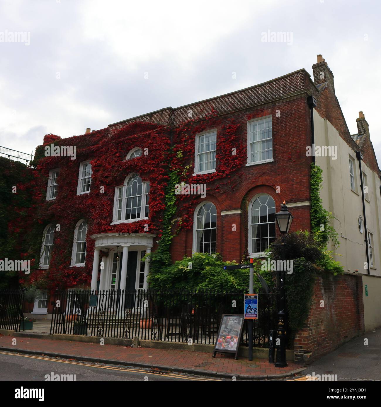 Poole, Dorset, England. 2nd October 2024. A brick-fronted building ...