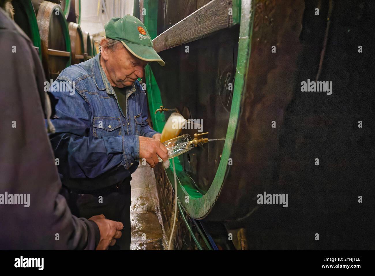 Guided tour, Pilsner Urquell Brewery, Pilsen, Czech Republic Stock ...