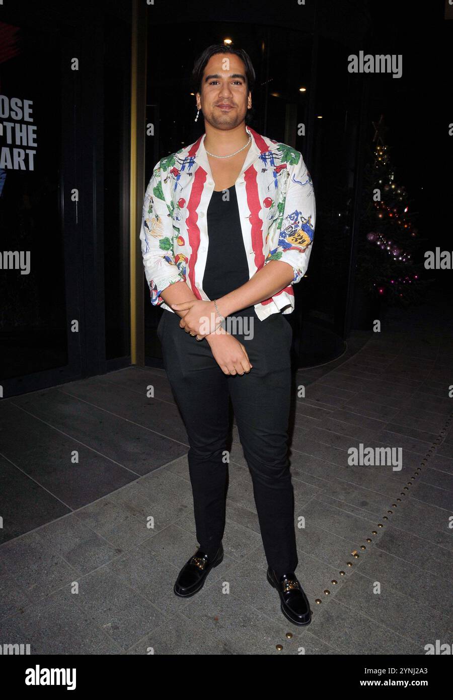 London, UK. 25th Nov, 2024. Nathaniel Curtis at the Joshua Kane 10th ...