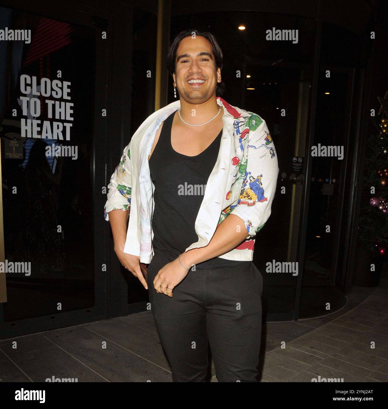 London, UK. 25th Nov, 2024. Nathaniel Curtis at the Joshua Kane 10th ...