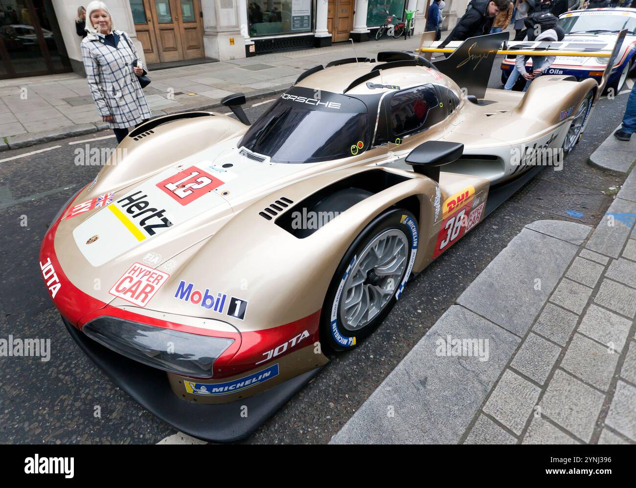 Porsche 963 LMDh prototype in the Hypercar class driven by Hanson ...