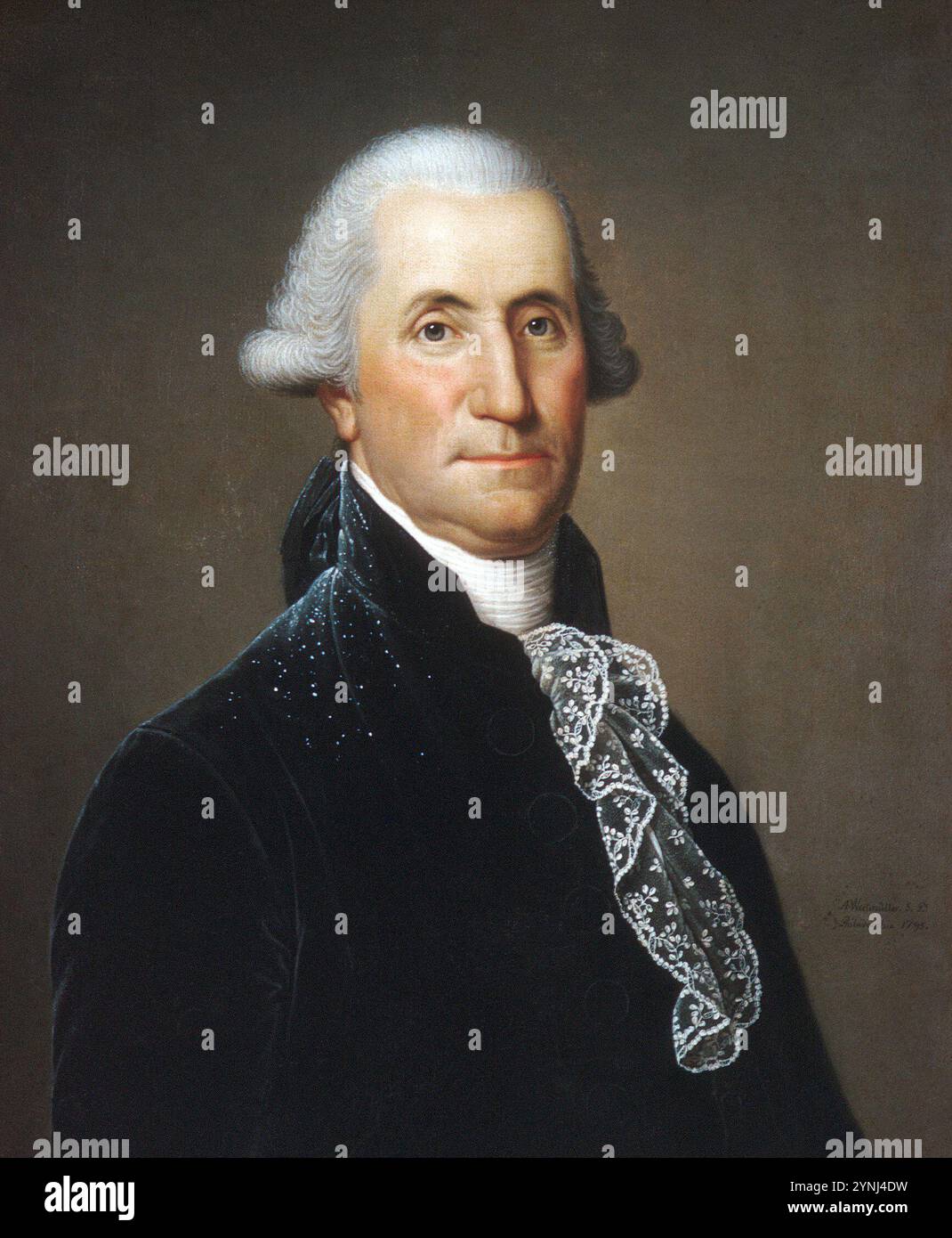 George washington painting hi-res stock photography and images - Alamy