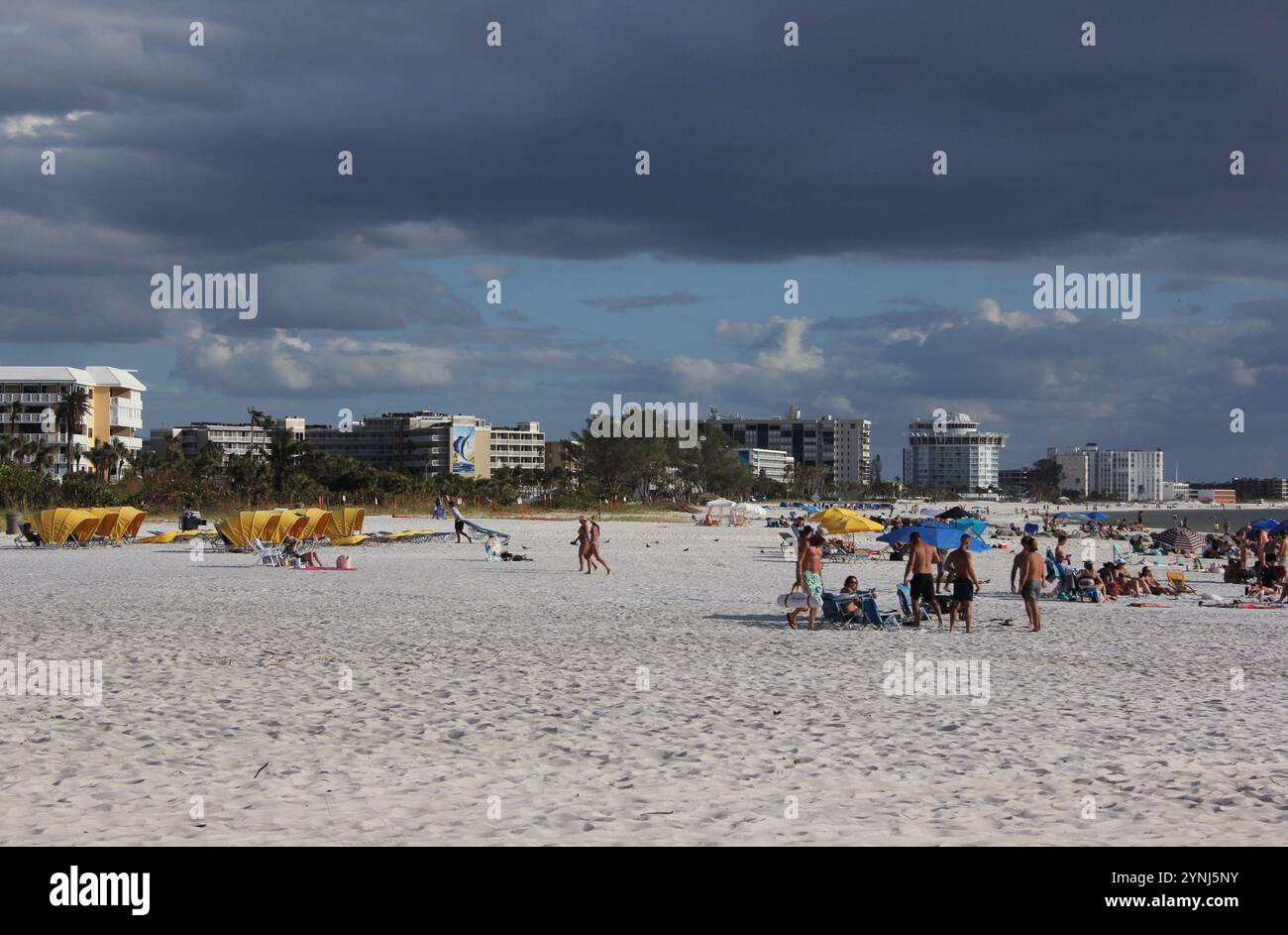 St Pete Beach FL - November 3, 2024: Beach Scene on Sunny Day St Pete Beach FL Florida Stock ...