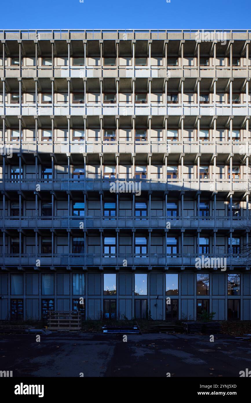 Frederiksberg Campus, Højhuset (The High-Rise), designed by Steen Eiler ...