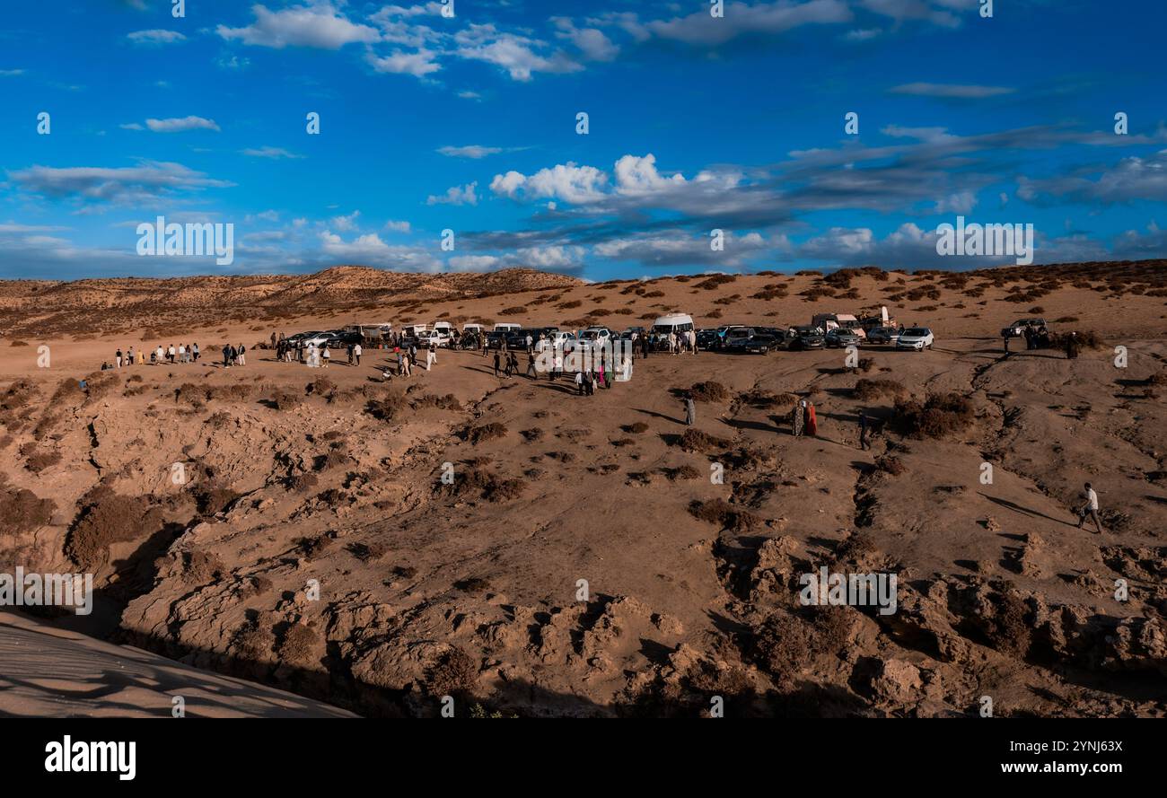 Desert Landscape of the Timlalin Dunes Near Agadir, Morocco 15 November ...