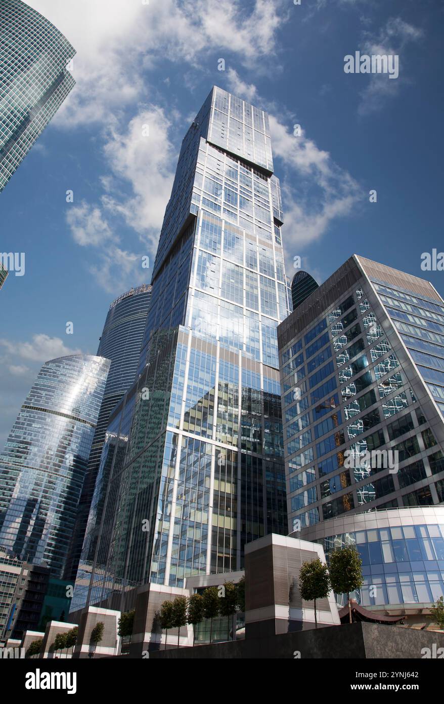 High-rise buildings in Moscow city, Russia Stock Photo - Alamy