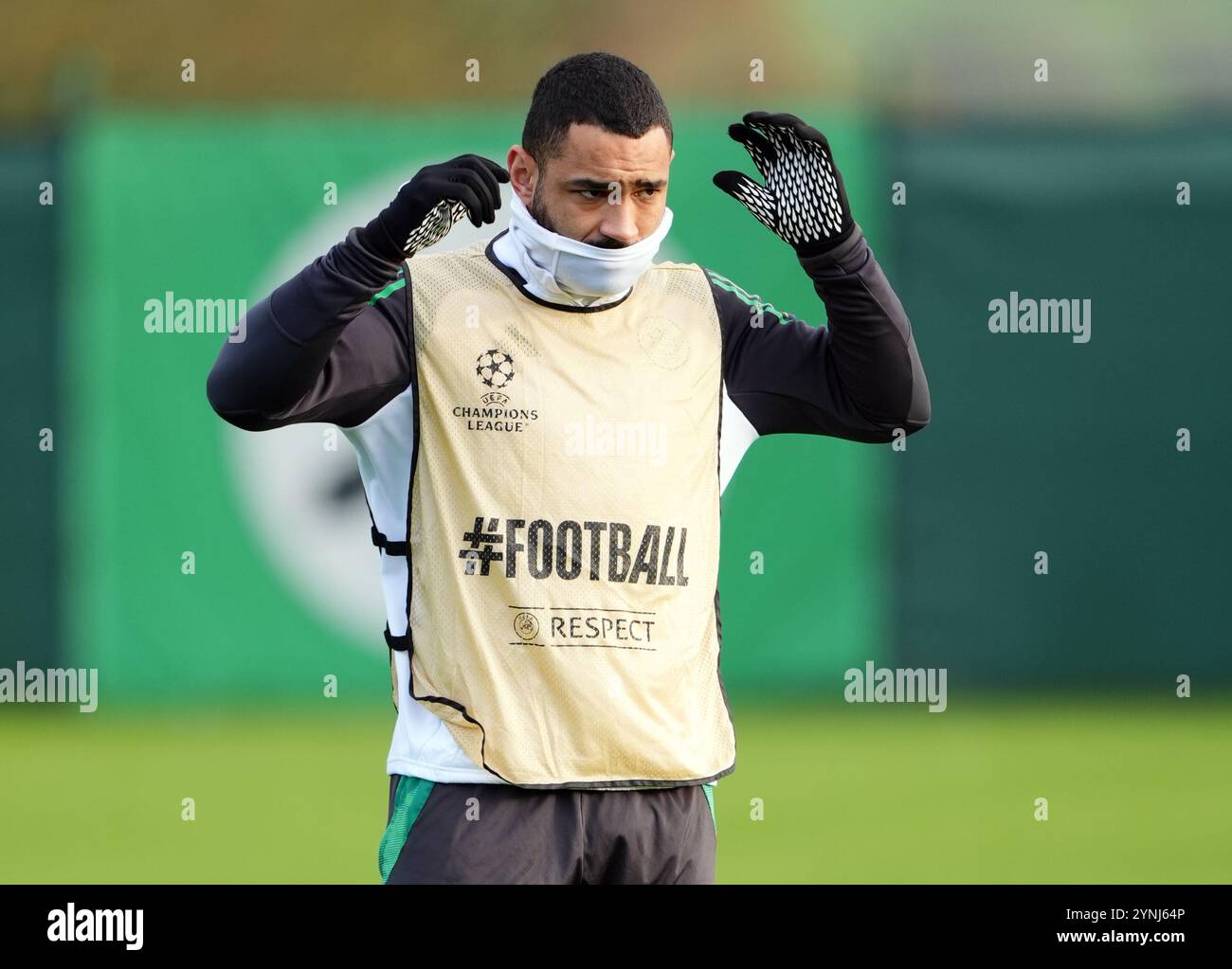 Celtic's Cameron Carter-Vickers during a training session at the ...