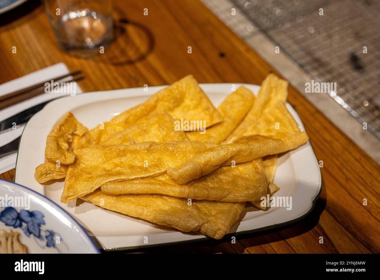 Fried tofu skins hi-res stock photography and images - Alamy