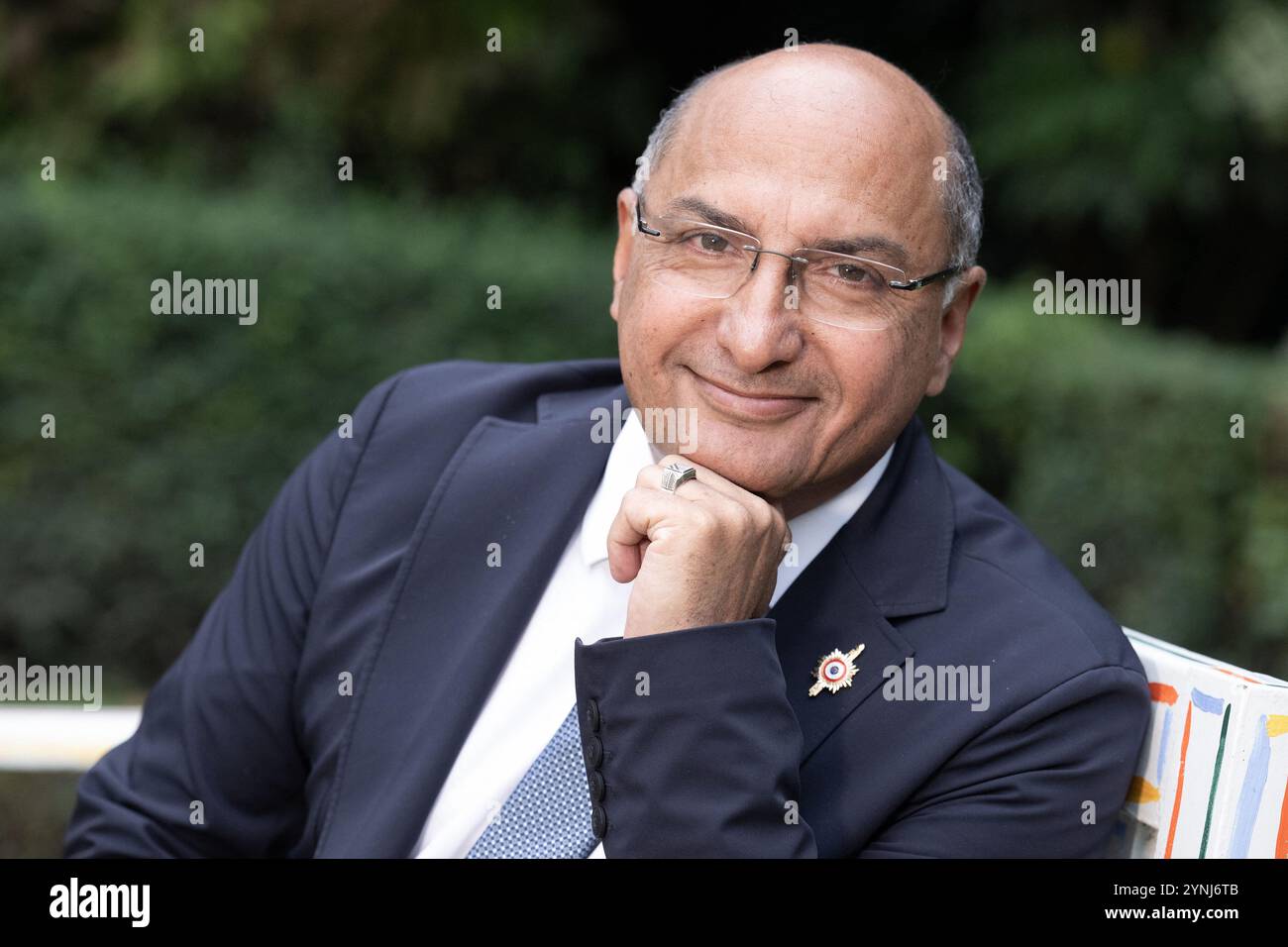 Deputy of the group Rassemblement National, Joseph Riviere poses in the ...