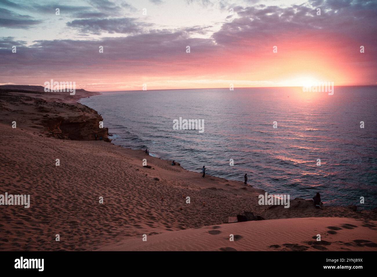 Desert Landscape of the Timlalin Dunes Near Agadir, Morocco 15 November ...