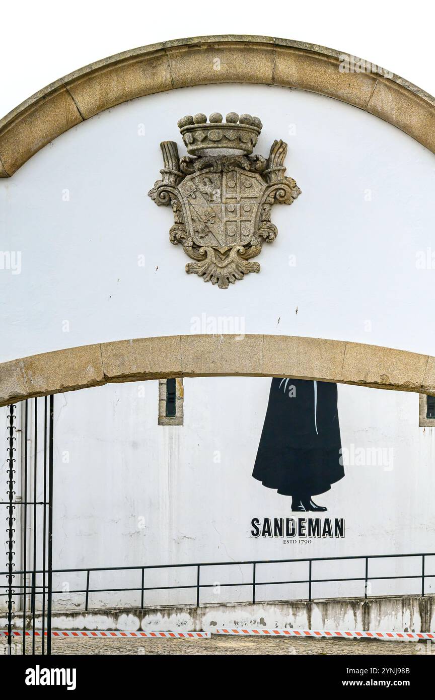 Porto, Portugal - July 17, 2024: Exterior wall with a stone coat of ...