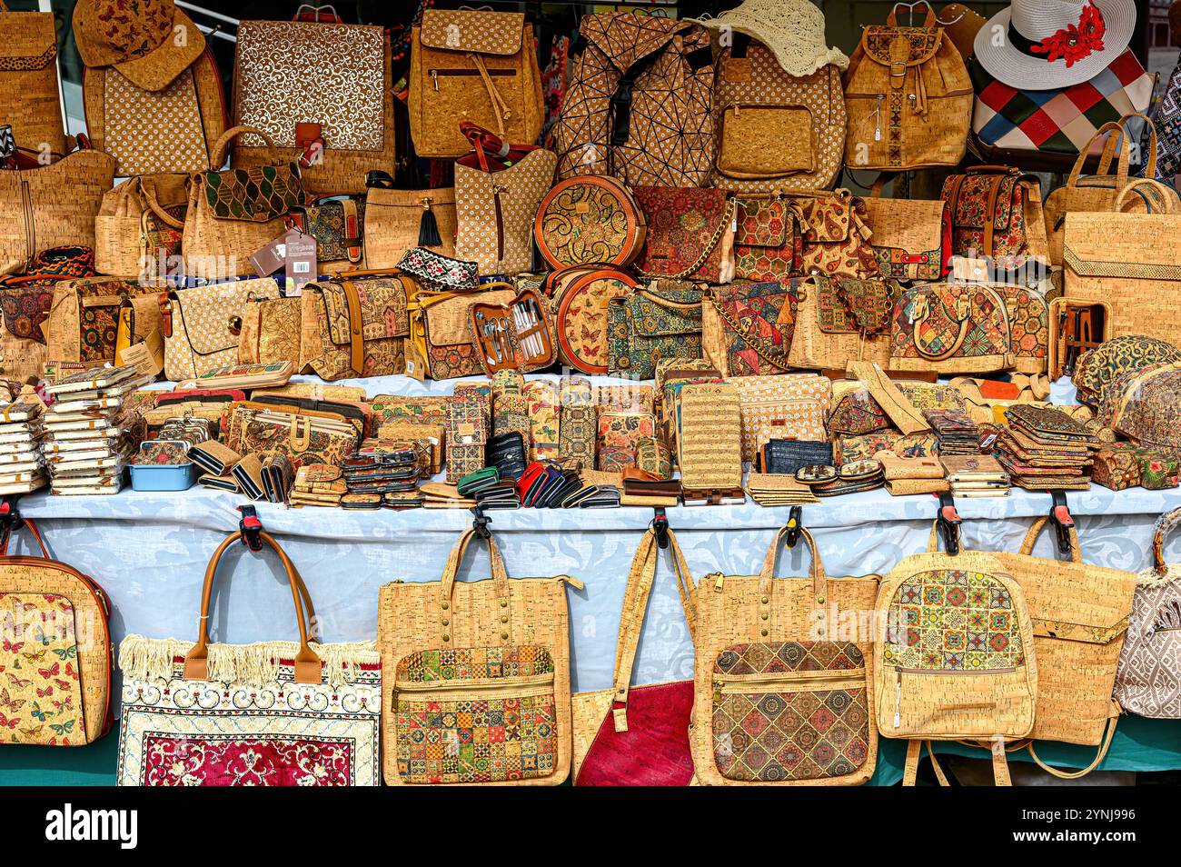 Porto, Portugal - July 17, 2024: Retail display of various souvenir ...